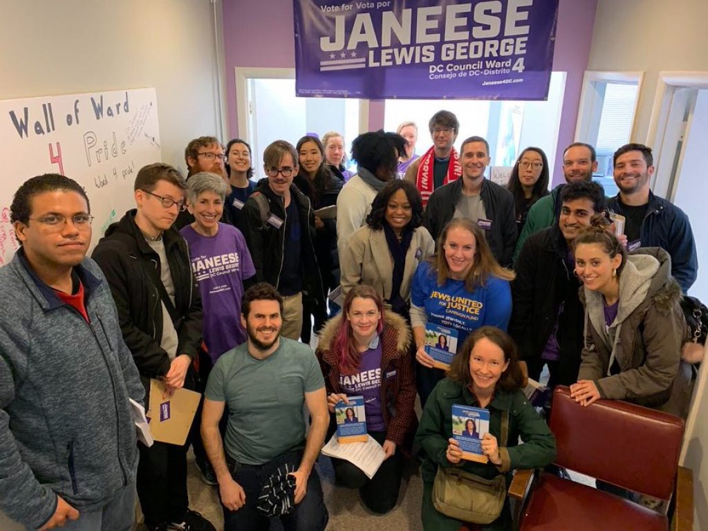 Canvass for Janeese Lewis George in Ward 4! - JUFJ Campaign Fund